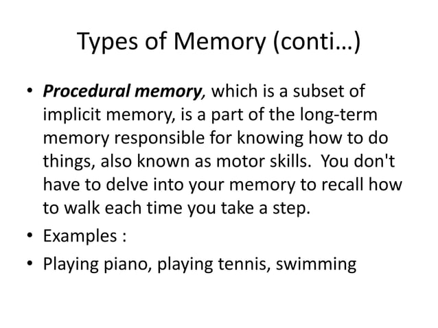 Types of memory | PPT