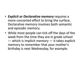 Types of memory | PPTX