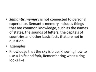 Types of memory | PPTX