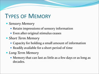 Types of Memory.ppt | Science