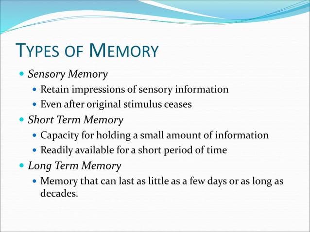 Types of Memory.ppt | Science