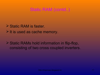 Types of memory | PPT