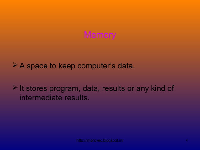 Types of memory | PPT