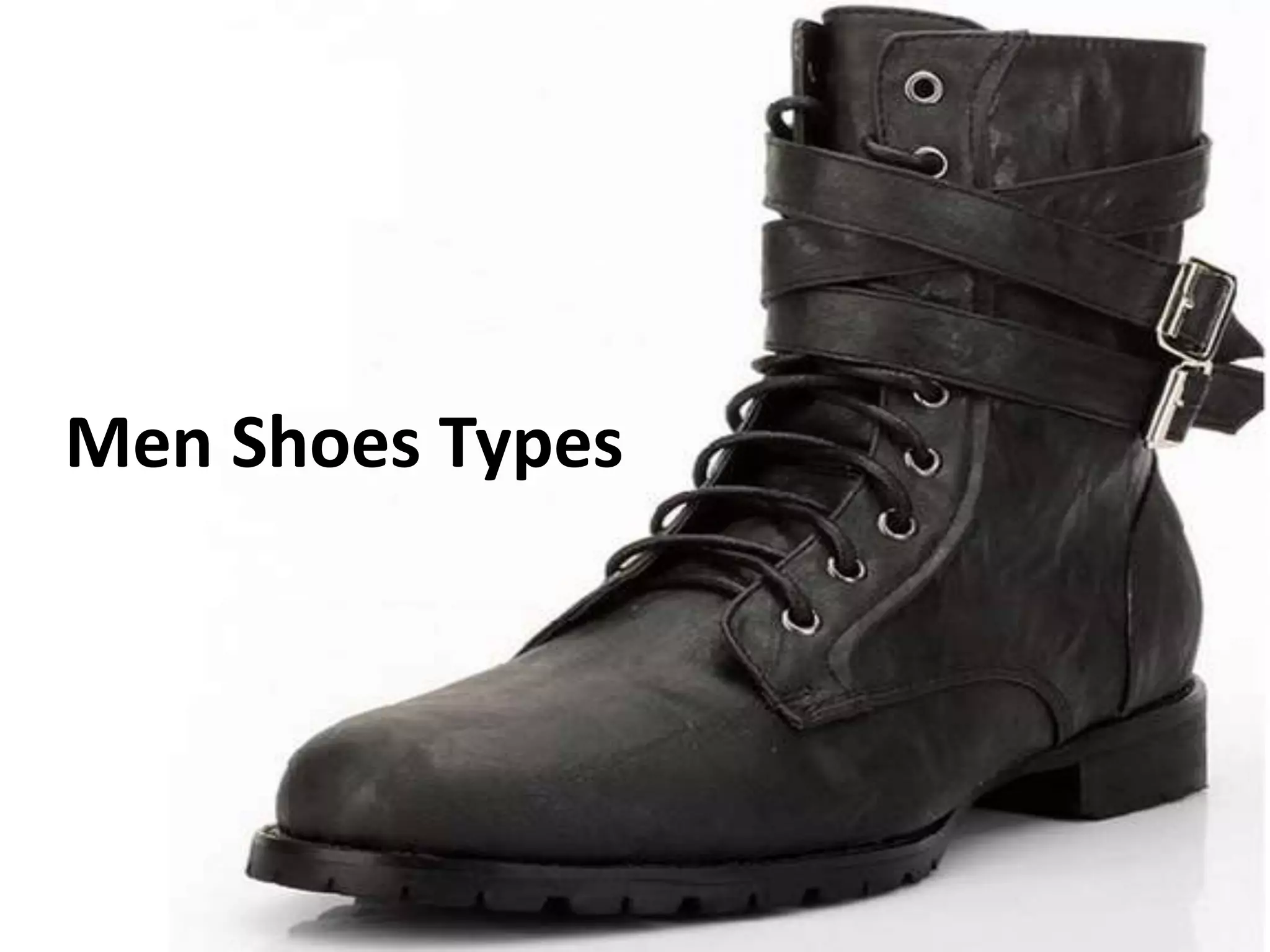 Types of Men Shoes | PPTX