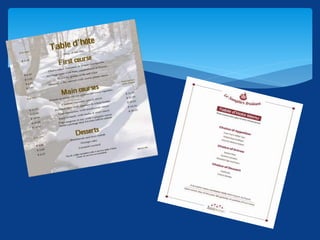 Types of Menu f and b reporting.pptx