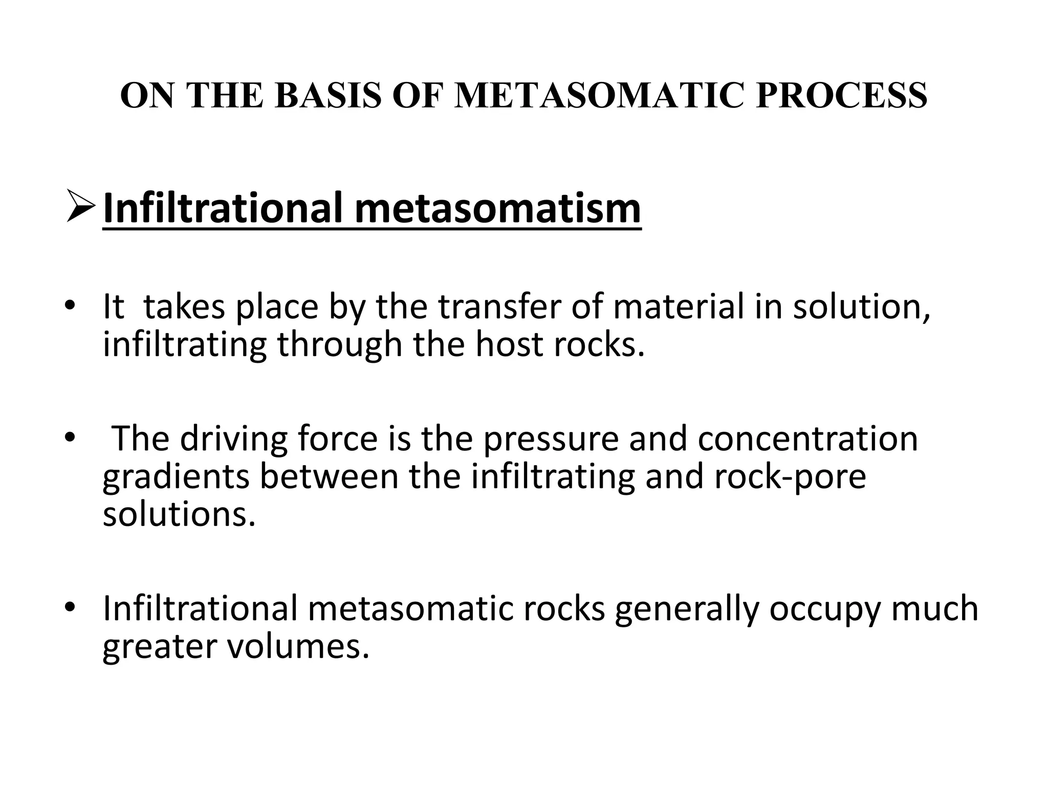 Types of metasomatism | PPTX