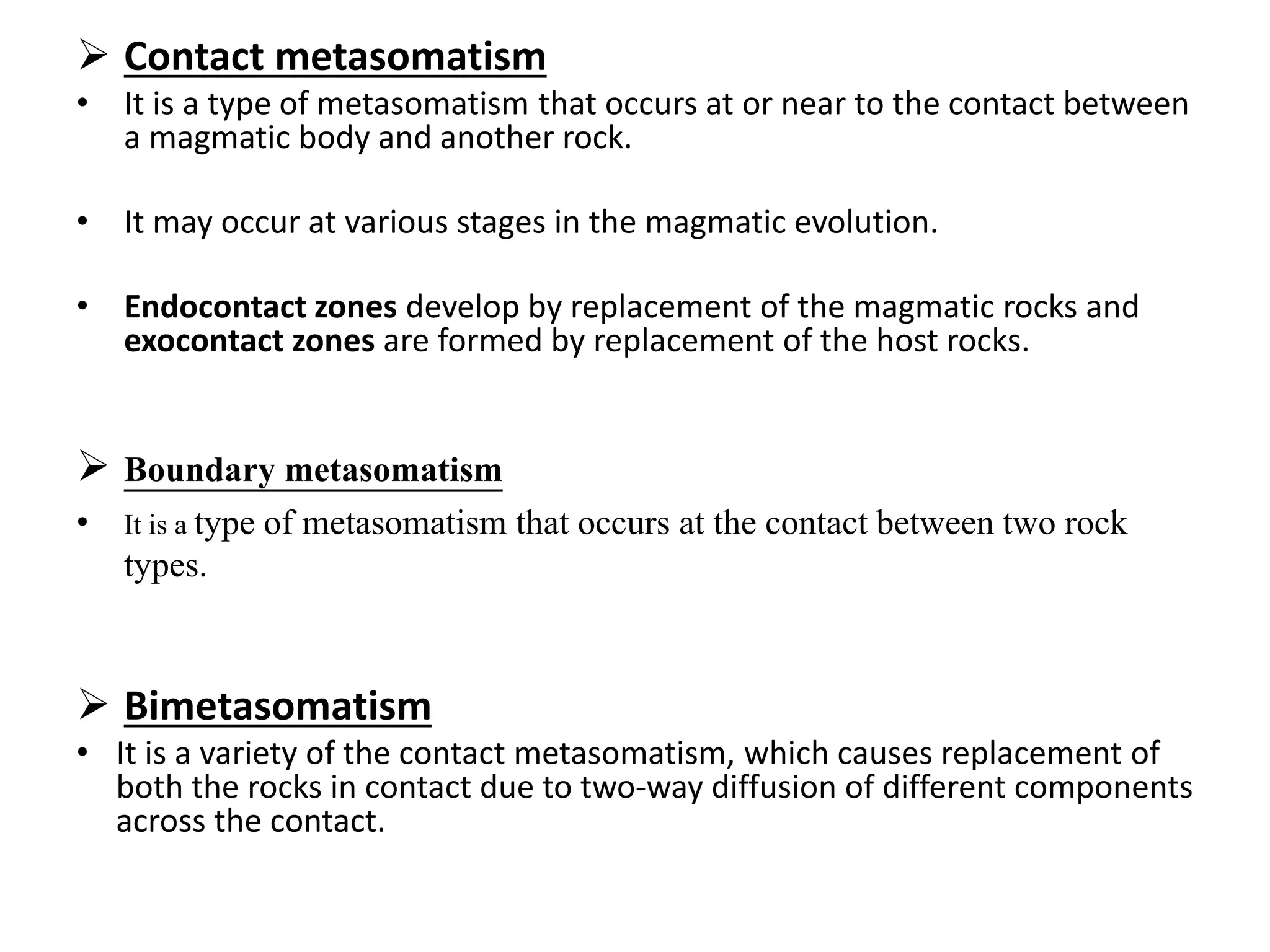 Types of metasomatism | PPTX
