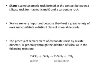 Types of metasomatism | PPTX