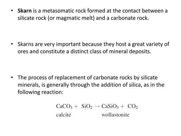 Types of metasomatism | PPTX