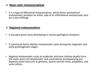 Types of metasomatism | PPTX