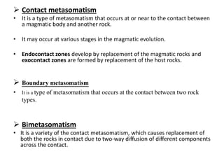 Types of metasomatism | PPT