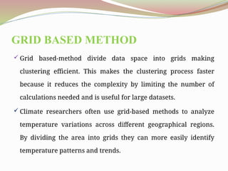 Types of methods in clustering analysis. | PPTX