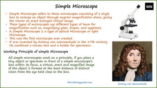 Types of Microscopes with their applications | PPTX