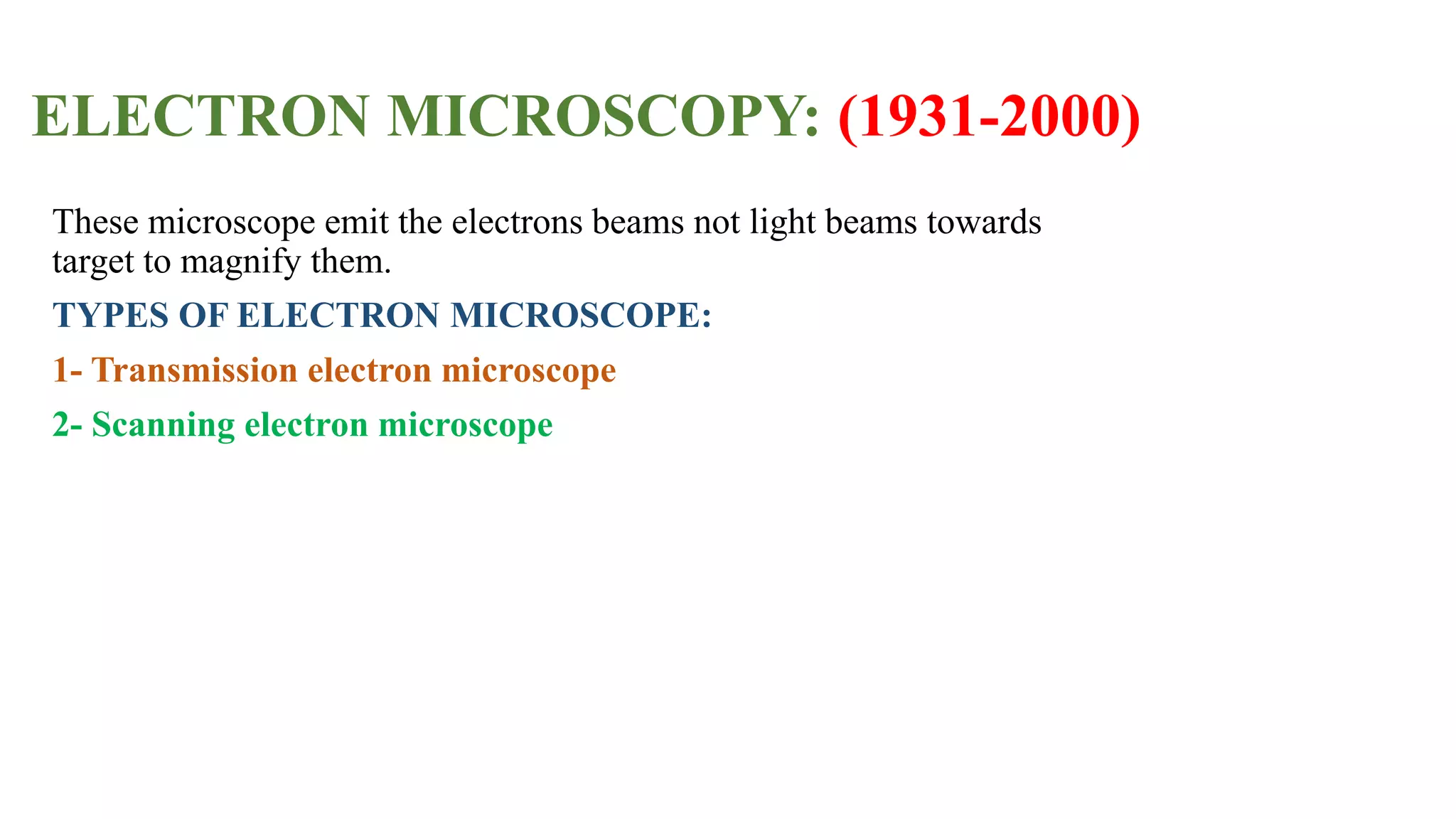 Types of microscopy | PPTX