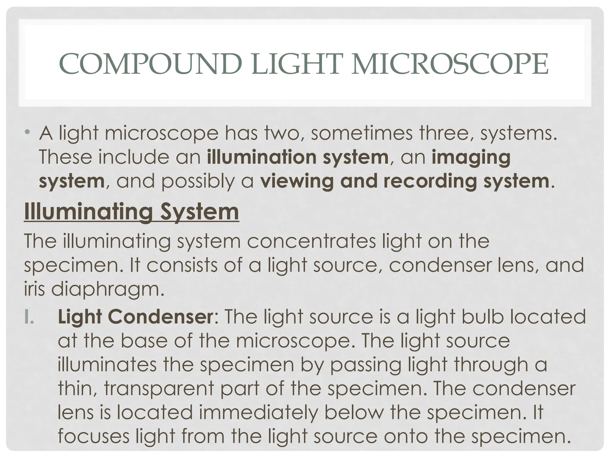 Types of Microscopy (Light Microscope, Simple Microscope, Compound ...