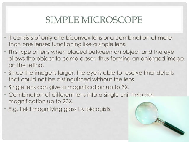 Types of Microscopy (Light Microscope, Simple Microscope, Compound ...