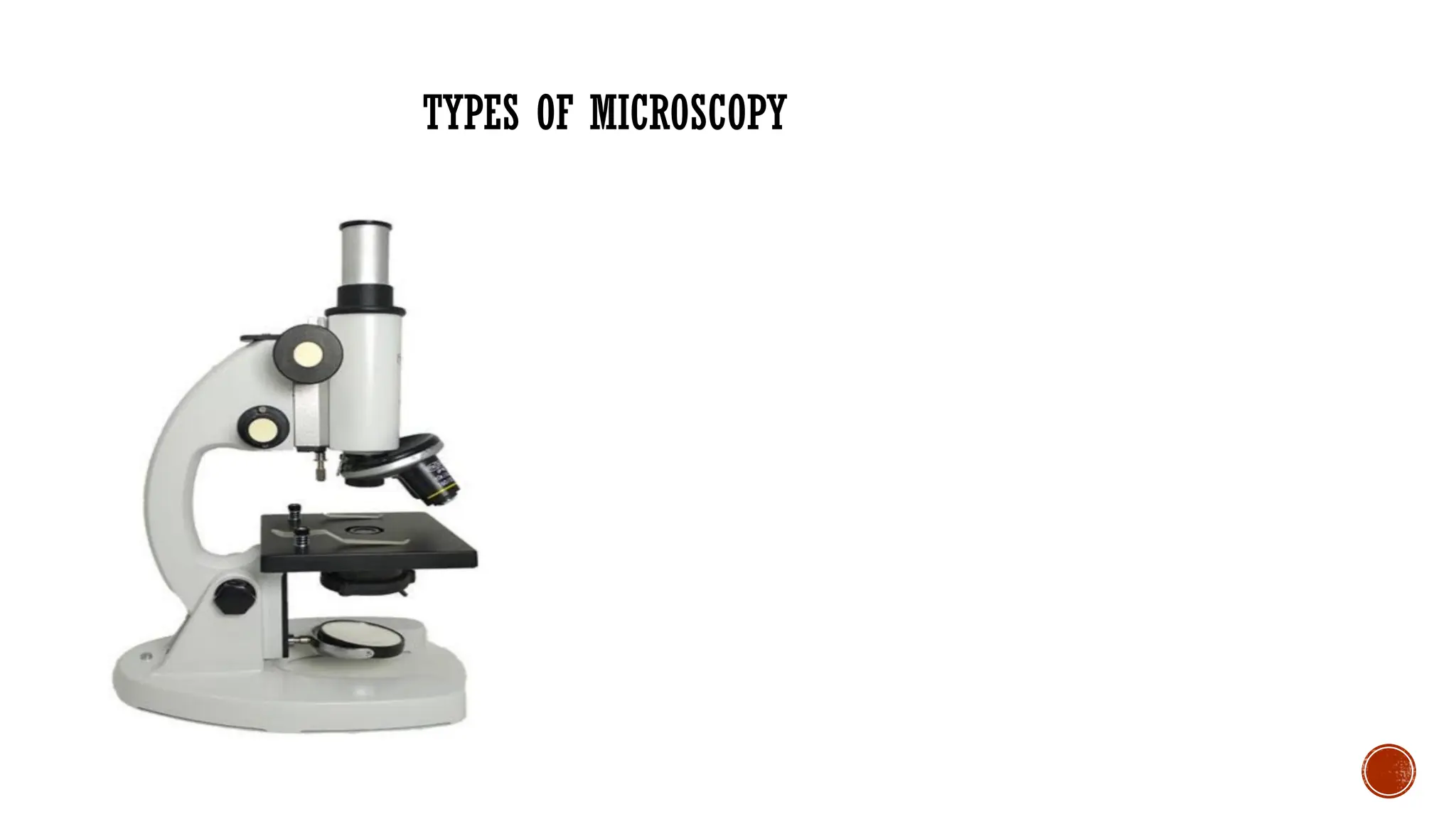 Types of Microscopy -optical, electron, and scanning probe microscopy | PPT