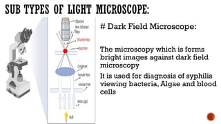 Types of Microscopy -optical, electron, and scanning probe microscopy | PPT