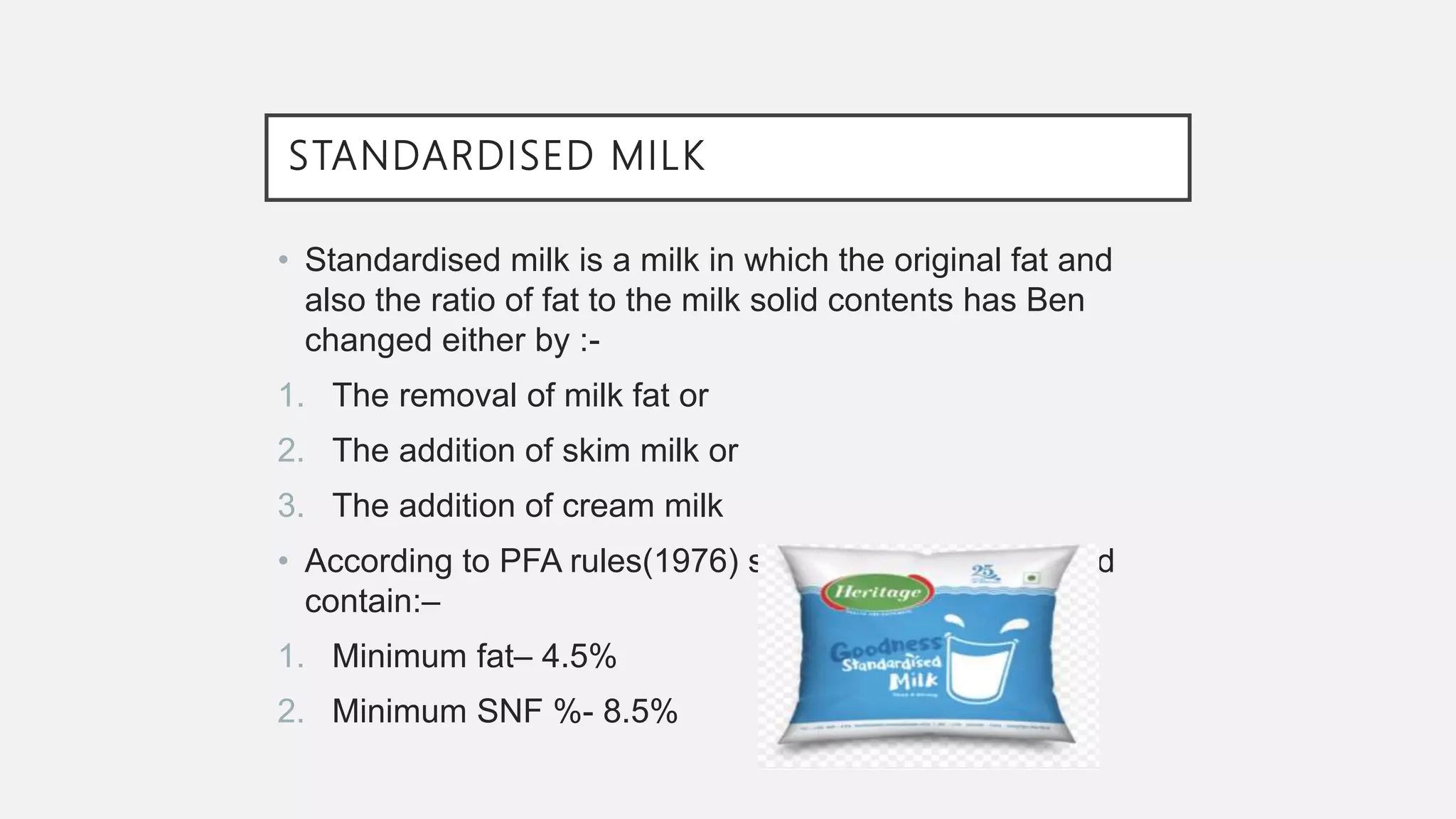 Types of milk available in market | PPTX