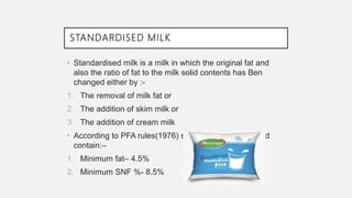 Types of milk available in market | PPTX