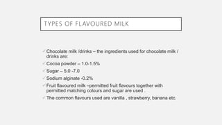Types of milk available in market | PPTX