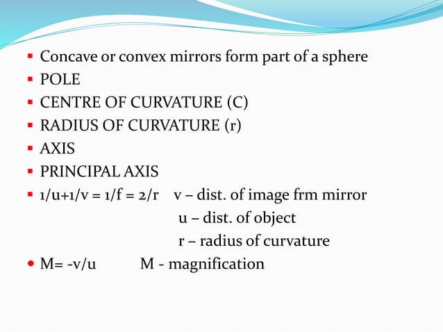 Types of mirrors | PPTX