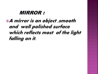 Types of mirrors | PPTX