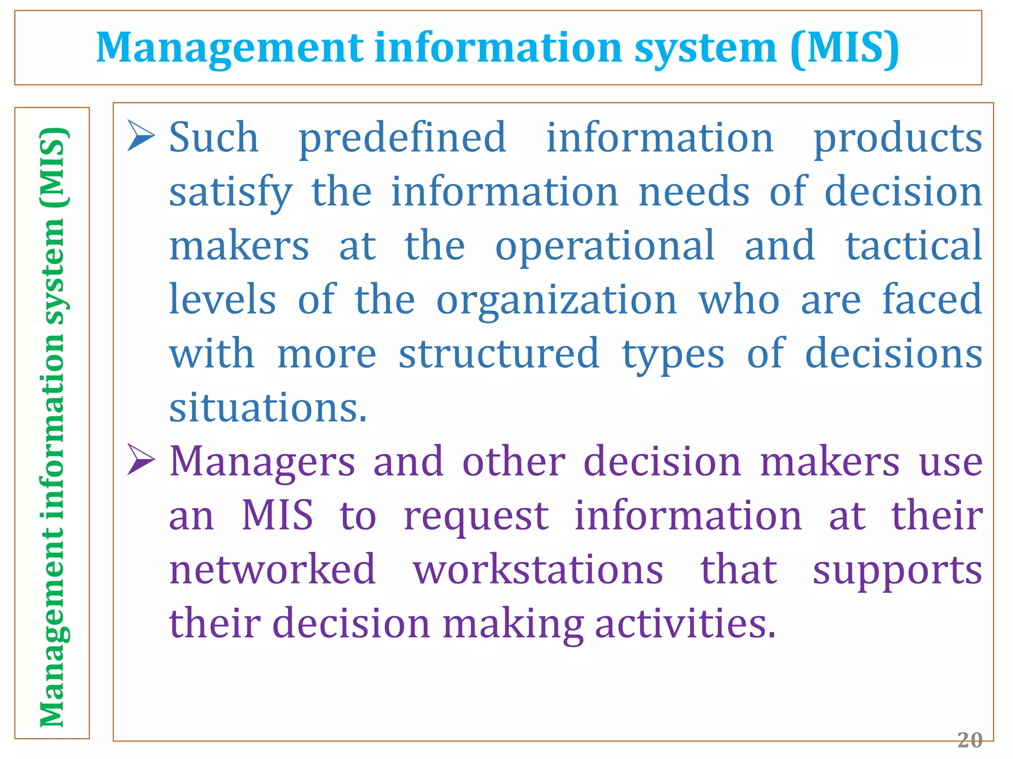 Types of mis | PPTX