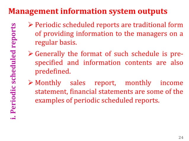 Types of mis | PPTX | IT and Internet Support | Internet