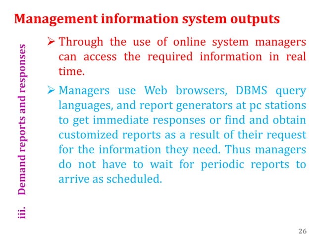 Types of mis | PPTX | IT and Internet Support | Internet