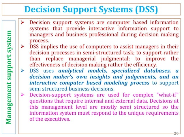 Types of mis | PPTX | IT and Internet Support | Internet