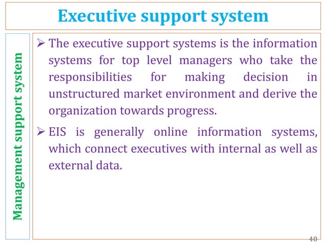 Types of mis | PPTX | IT and Internet Support | Internet