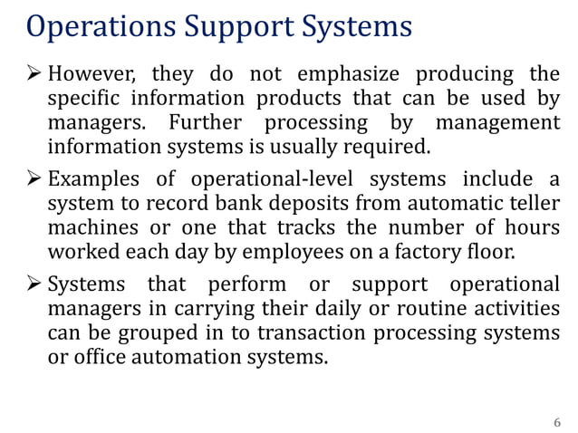 Types of mis | PPTX | IT and Internet Support | Internet