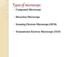 Types of miscroscope, by kk sahu | PPT