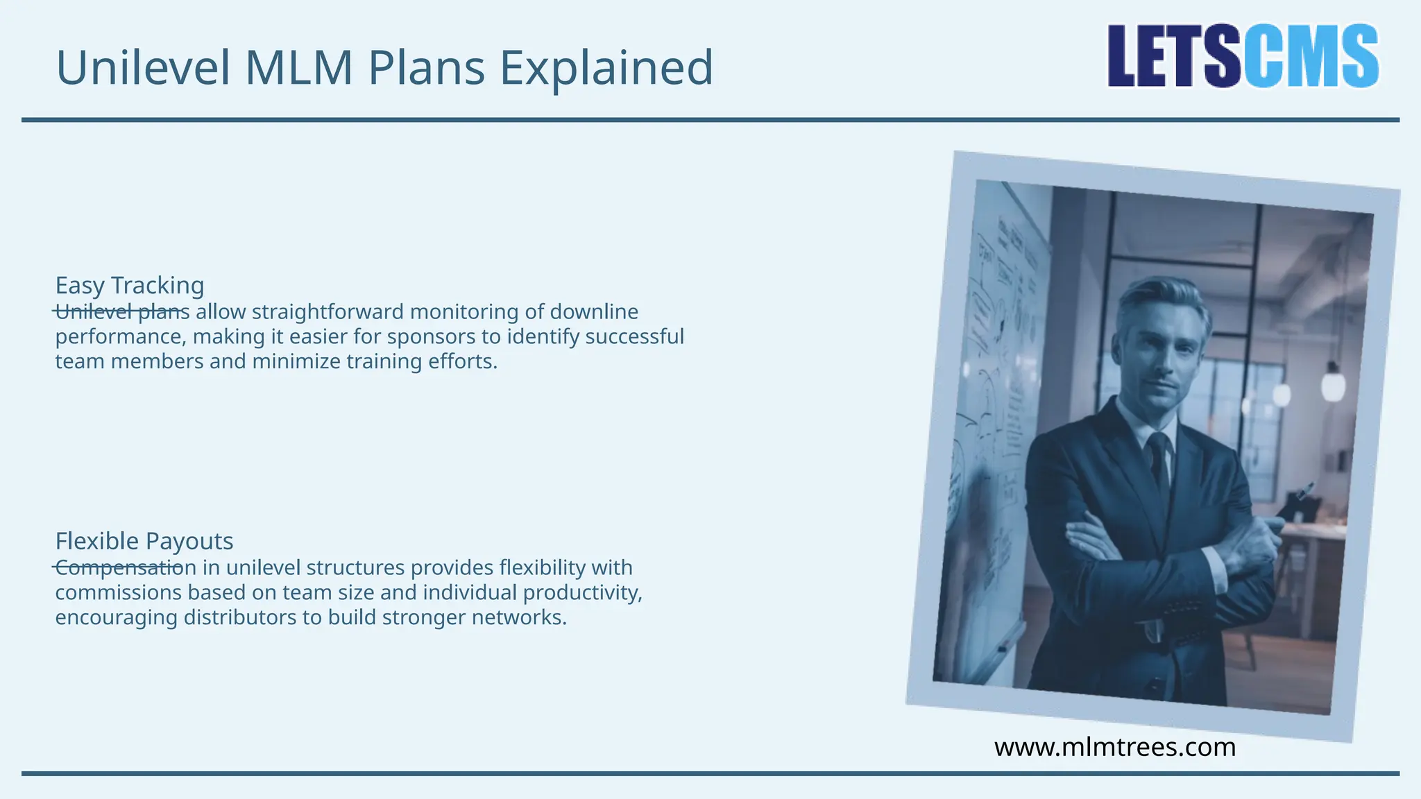 Types of MLM Plans - Binary, Unilevel, Matrix MLM Software | PPTX