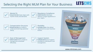 Types of MLM Plans - Binary, Unilevel, Matrix MLM Software | PPTX