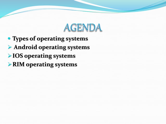 Types of mobile operating systems | PPT