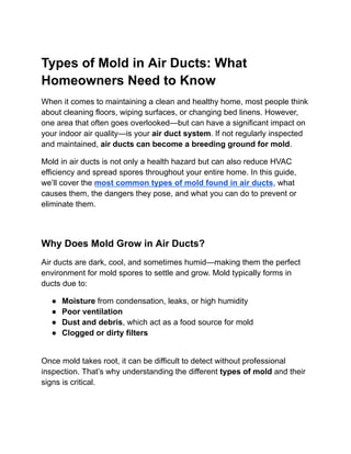 Types of Mold in Air Ducts_ What Homeowners Need to Know.pdf