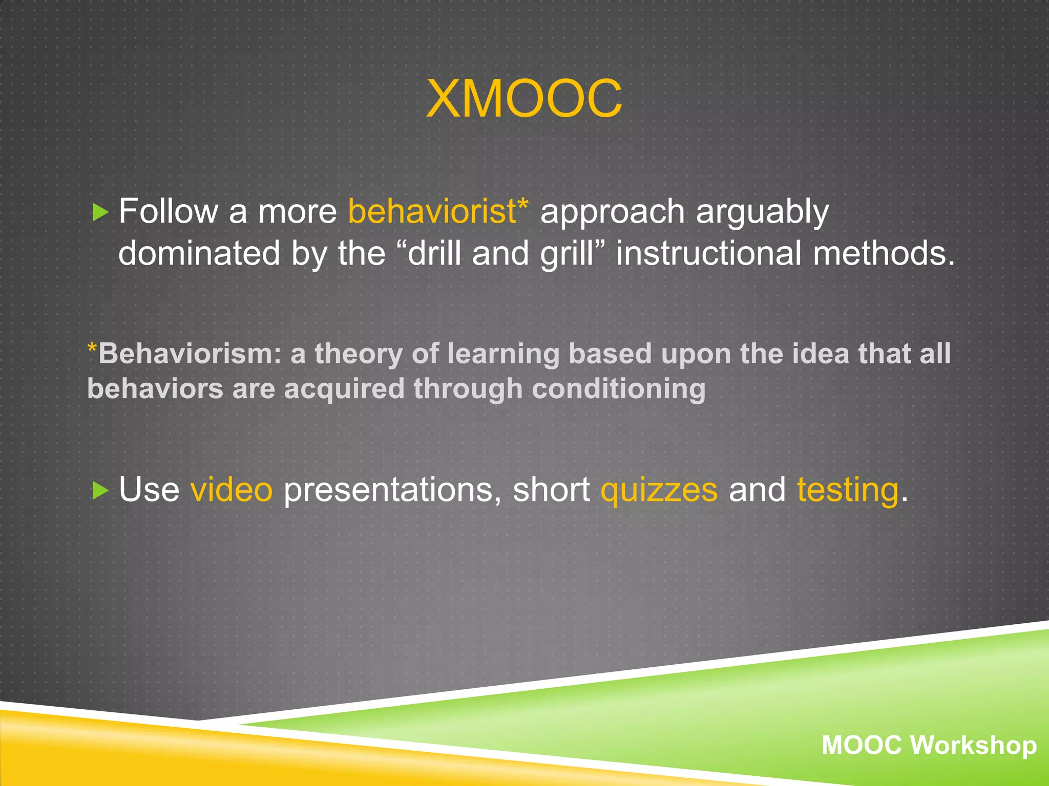 Types of mooc | PPTX