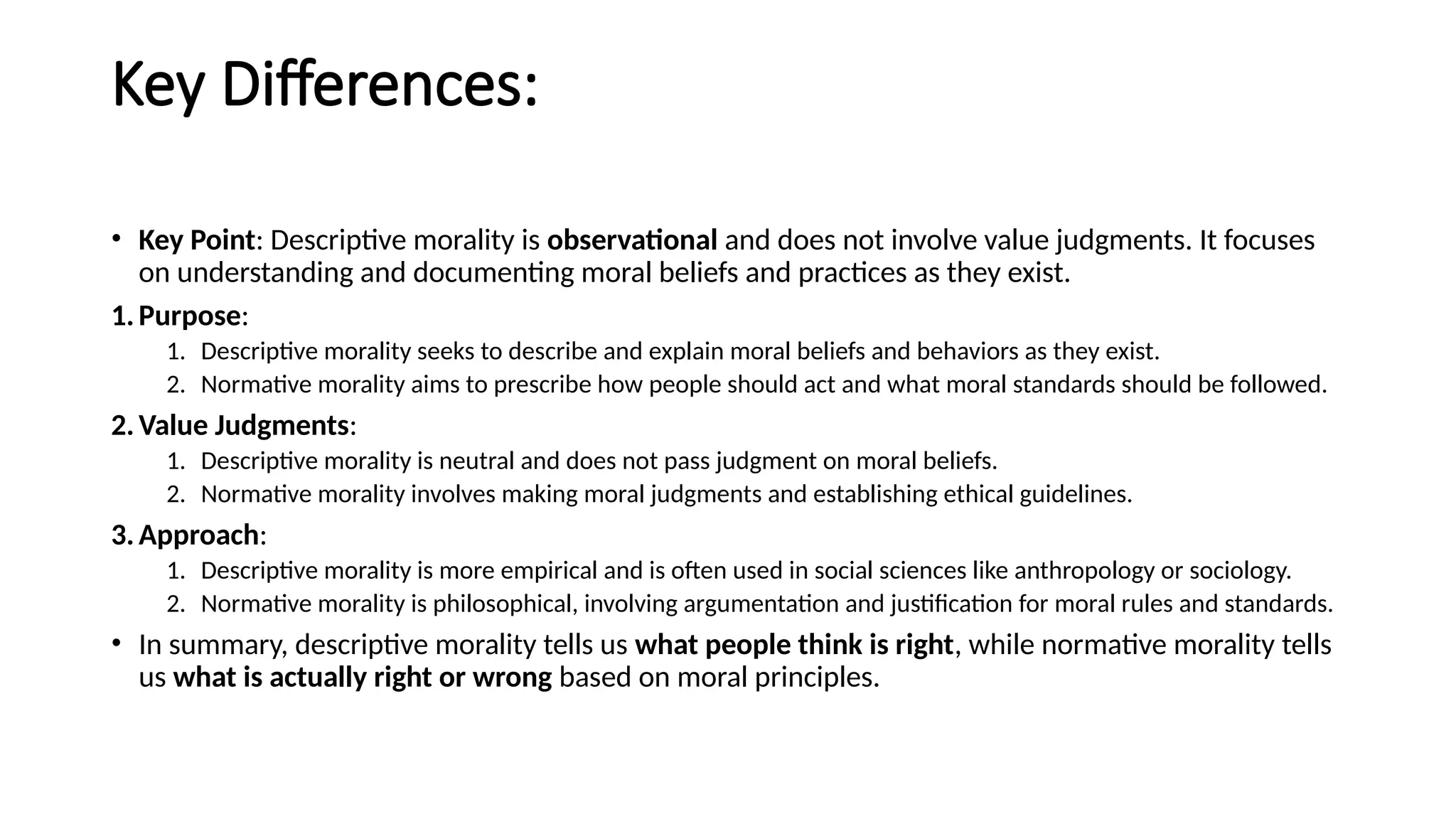 Types of Morality in ethics and human philosophy | PPTX
