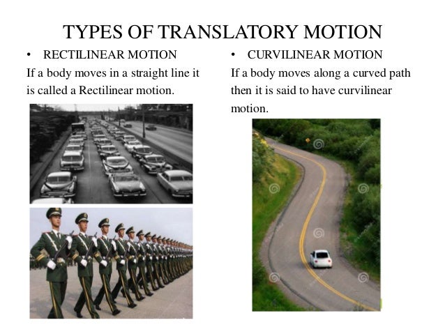 Types of motion