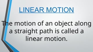 types of motion and their examples. with definition | PPTX