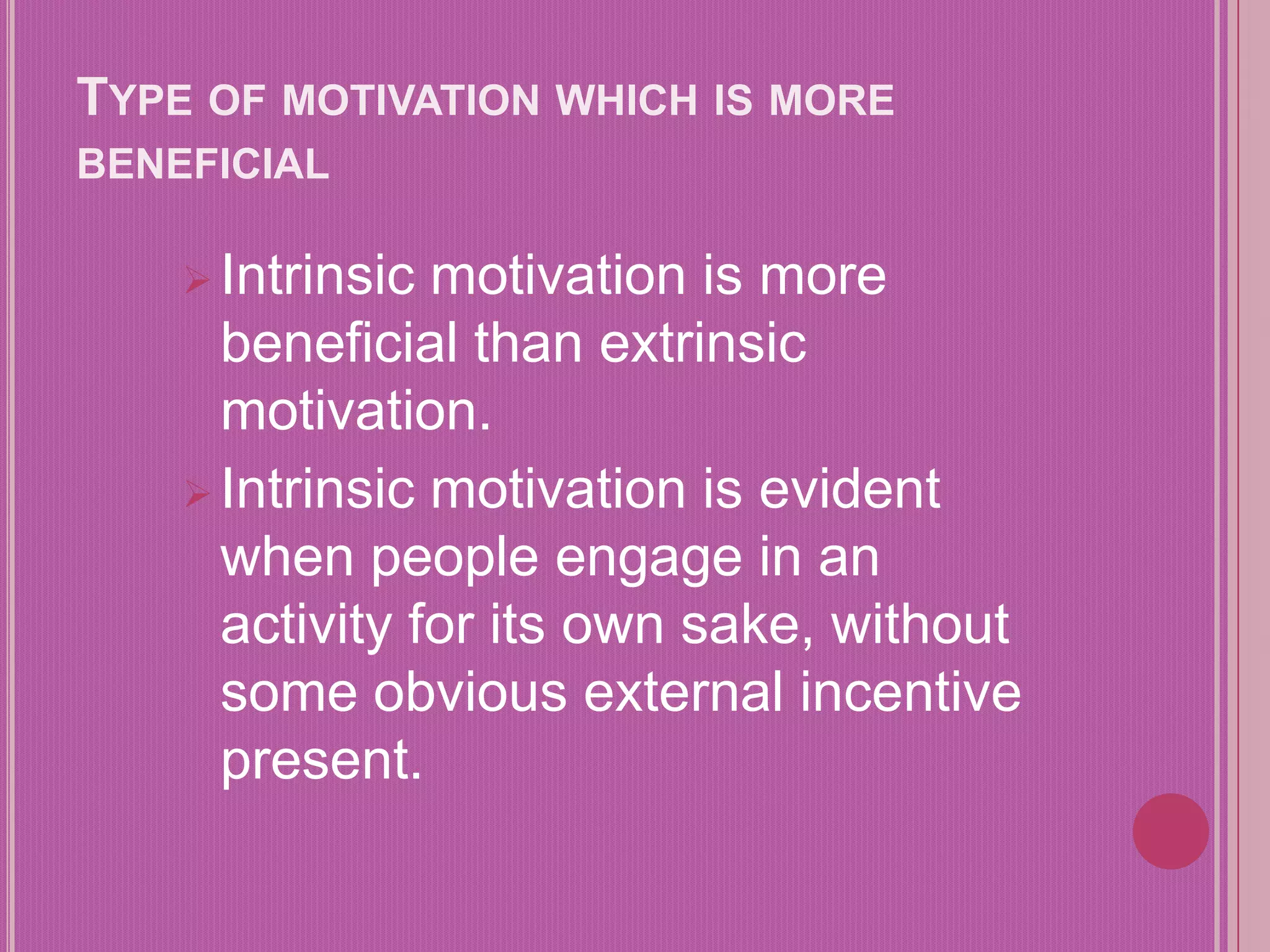 Types of Motivation | PPTX