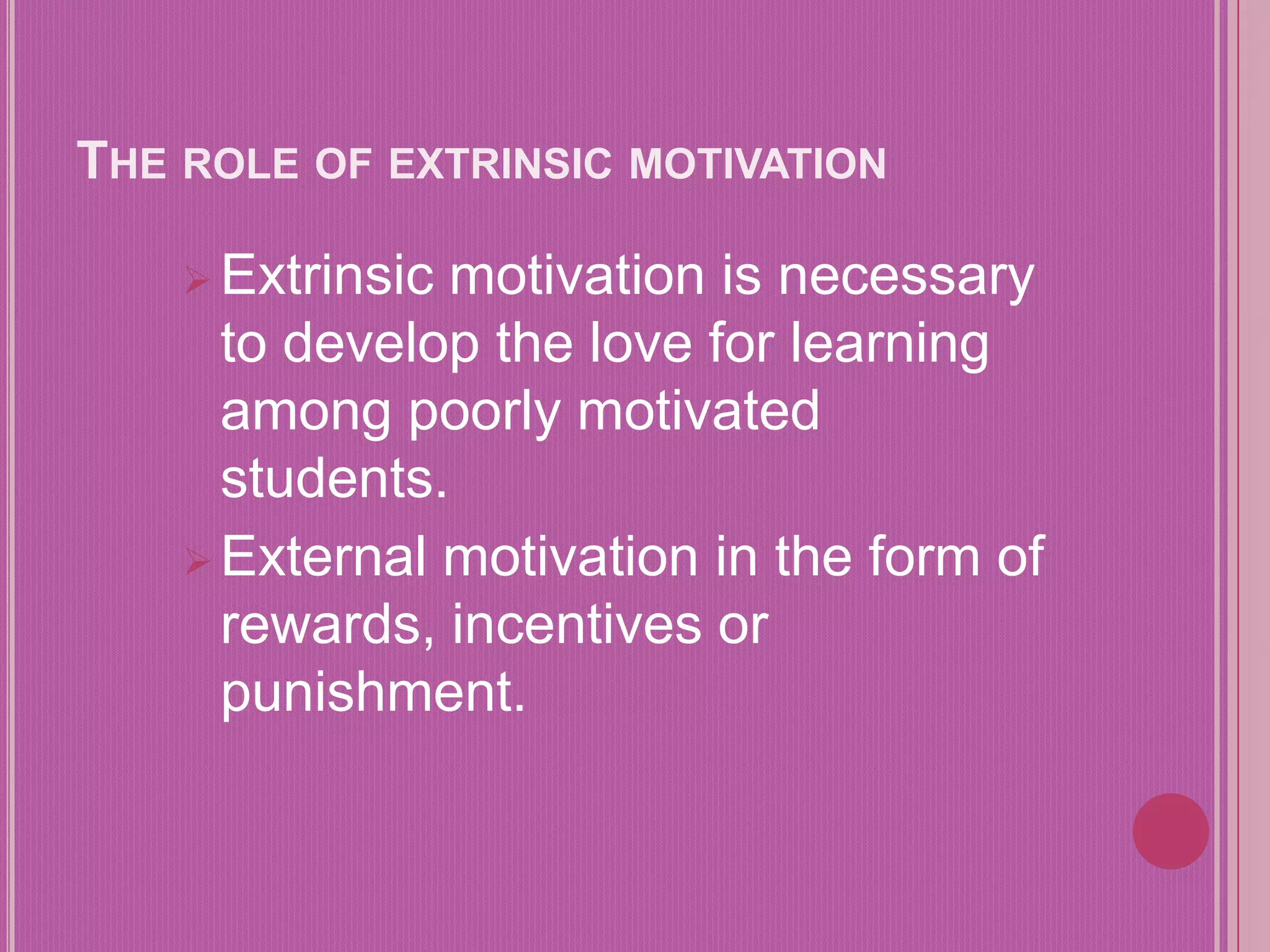 Types of Motivation | PPTX