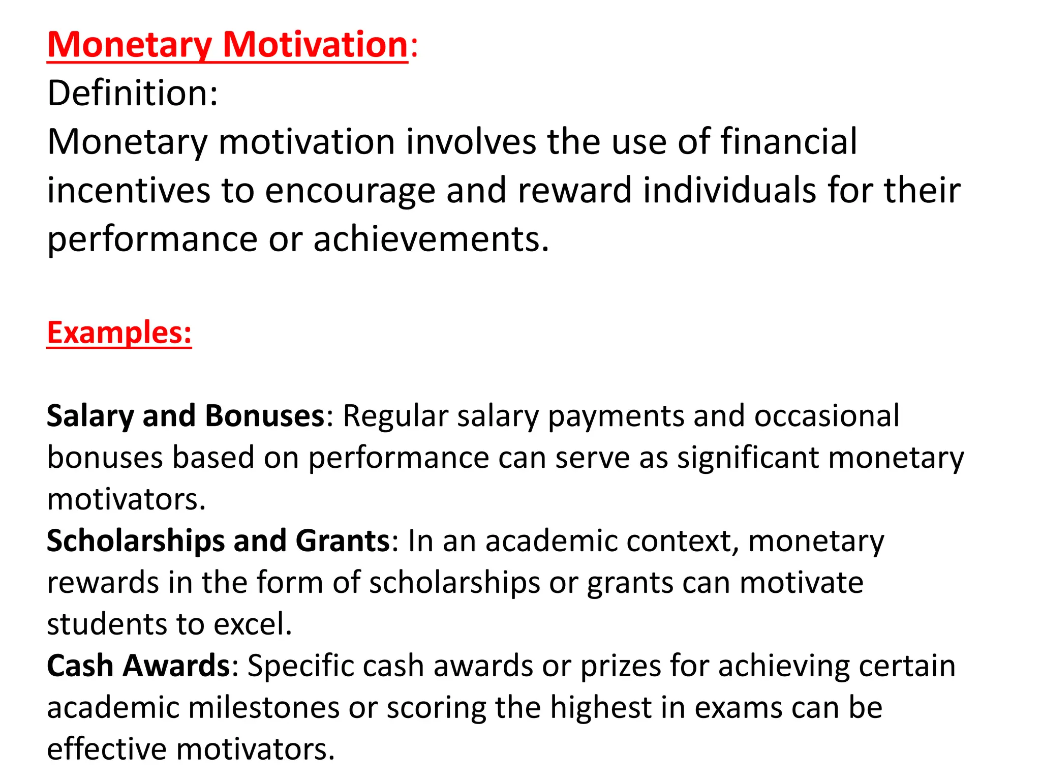 Types of motivation. Motivation, MBA SYLLABUS, MBA FINANCE | PPTX