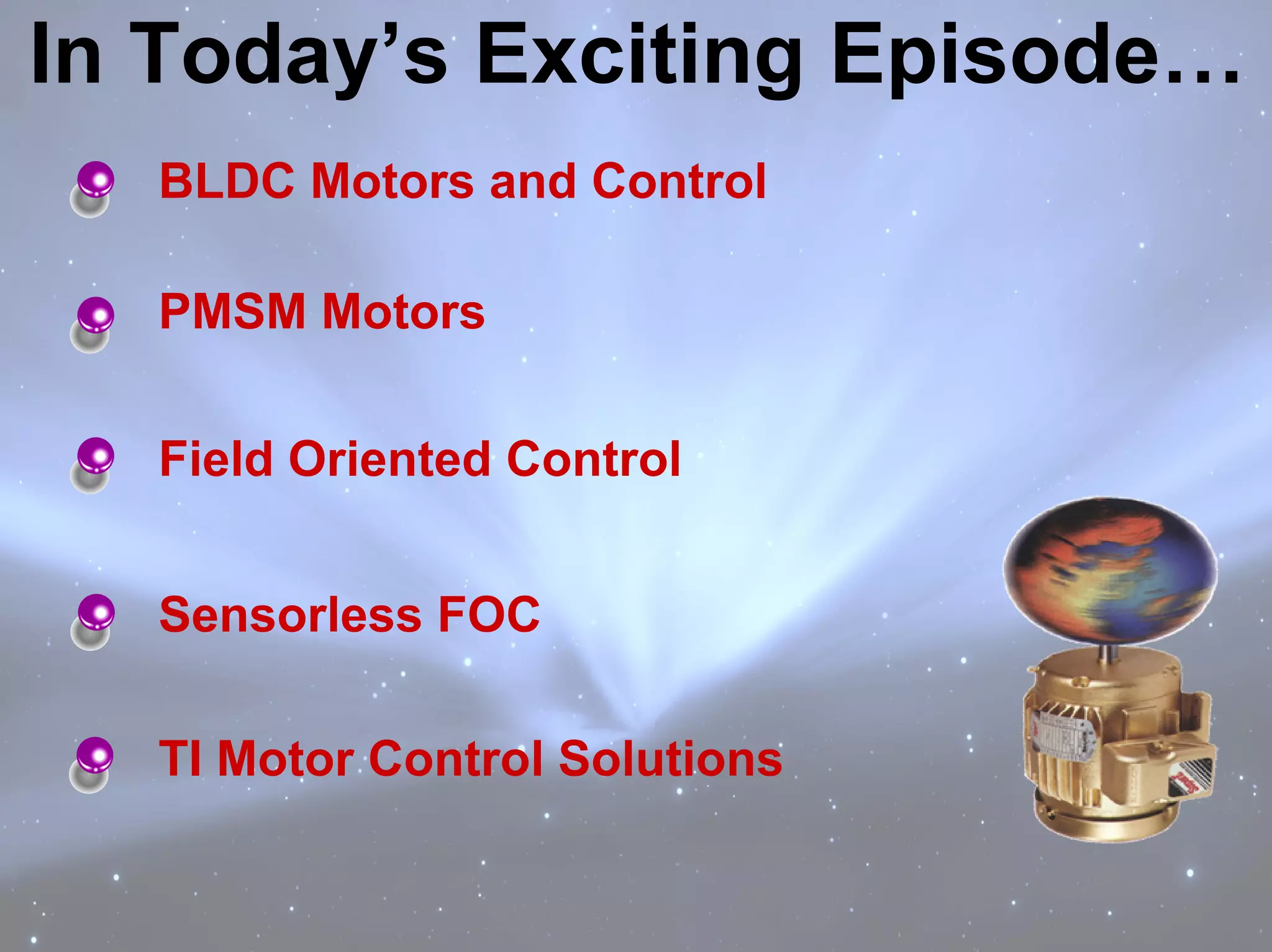 Types of motors and control techniques using TI motor control kit | PDF