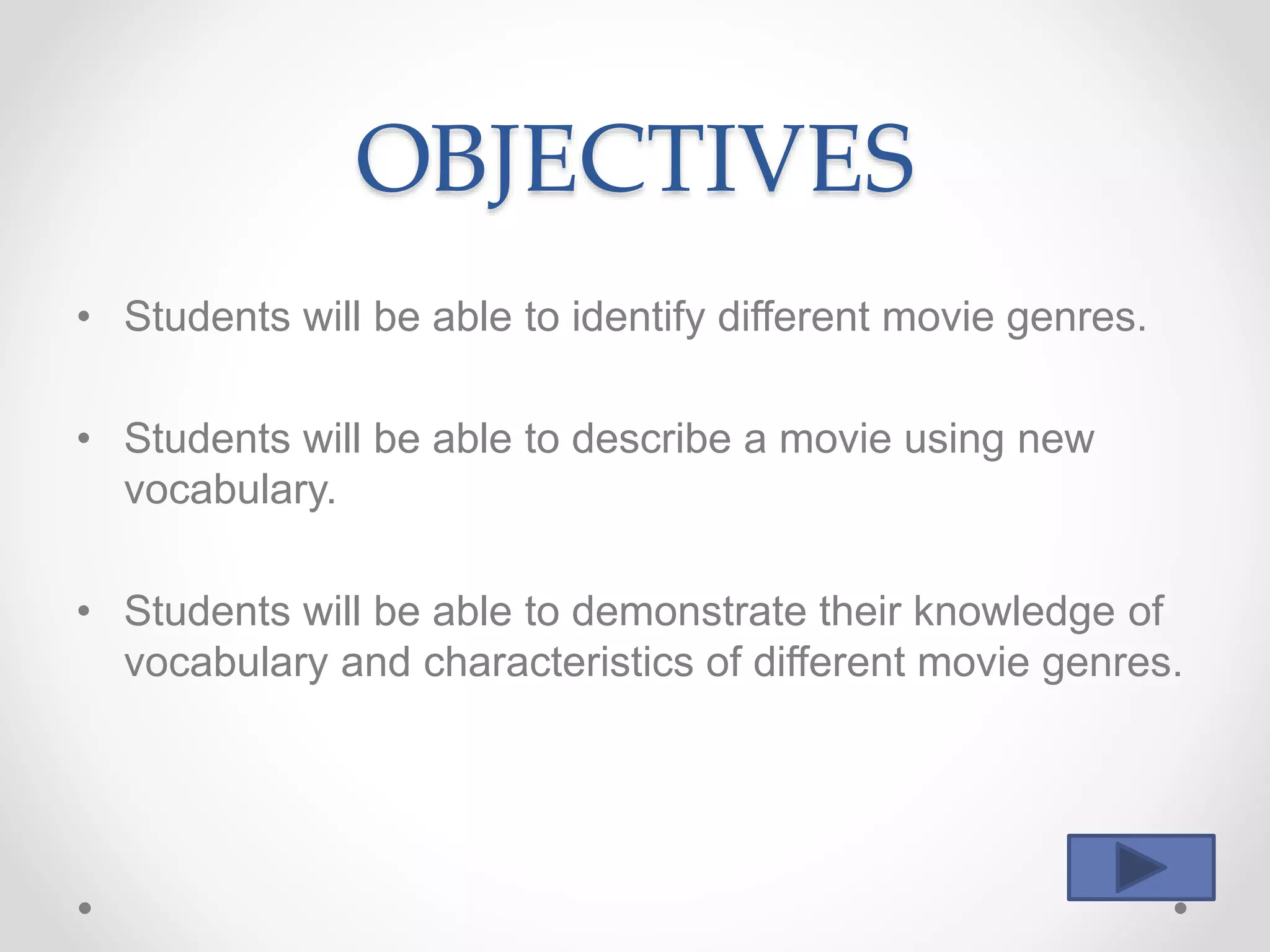 Types of movies | PPTX