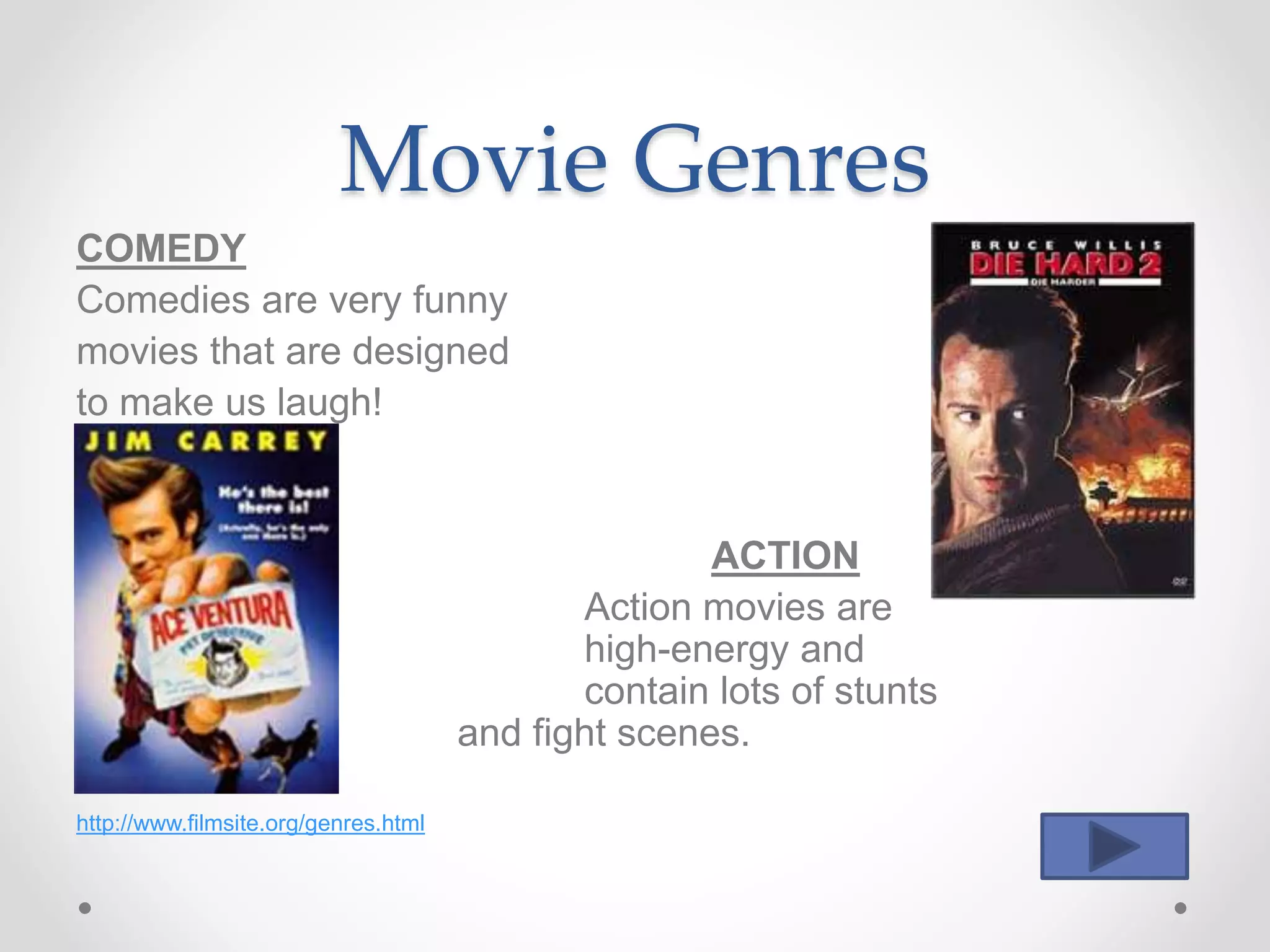 Types of movies | PPTX