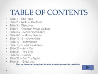 Types of movies | PPTX