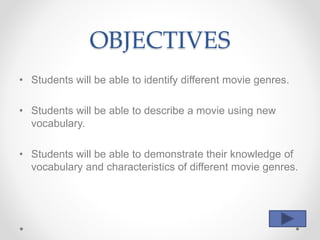 Types of movies | PPTX